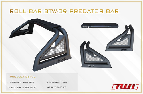 TWI PREDATOR ROLLBAR - FORD RANGER | Wheels Bay 4x4
