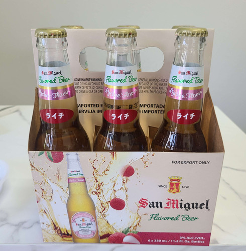 San Miguel Flavored Beer Lychee 330ml | Chris Mart