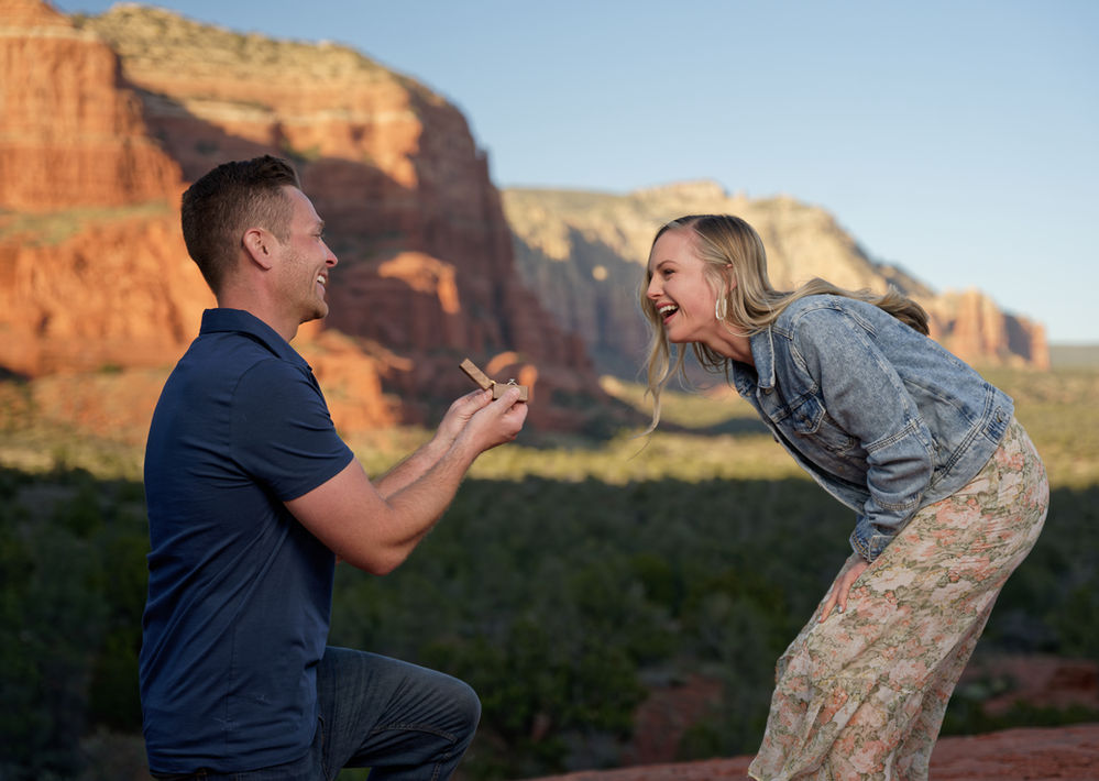 Surprise Adventure Engagement Shoot