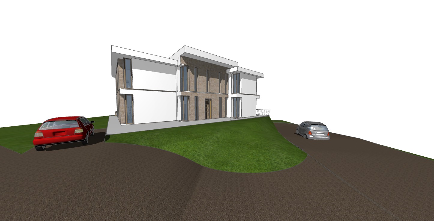 Modern Multi-Level House Render | ArchiVinci | 92534