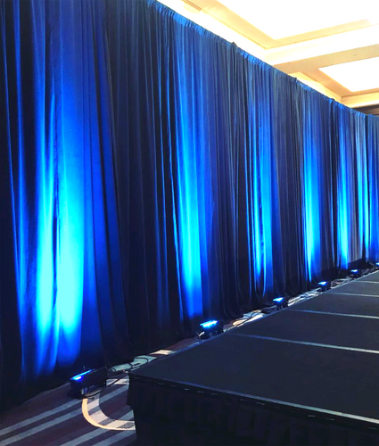 Velour Pipe and Drape - up to 20'H | Blue Nova Designs
