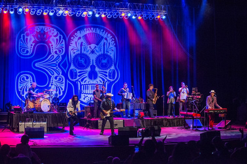 40'x50' Printed Tour Backdrop | Blue Nova Designs