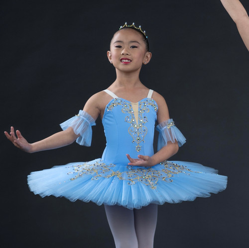 Custom order/size: Light blue platter tutu | etudesdancewear