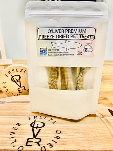 FREEZE DRIED COD SKINS | Oliver Freeze Dried