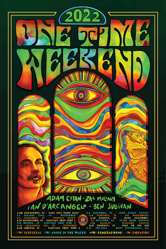 One Time Weekend 2022 Tour Poster | Band | One Time Weekend
