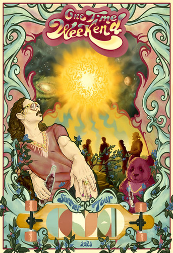 Summer Tour poster | Band | One Time Weekend