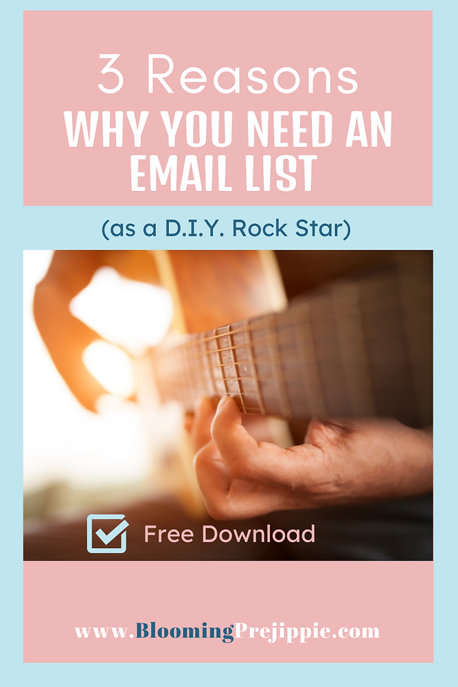 3 Reasons why you need an email list (as a D.I.Y. Rock Star)