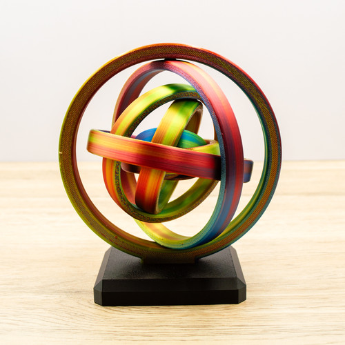 Desktop Gyroscope | 3D Printed Kinetic Motion Display | Potshot's