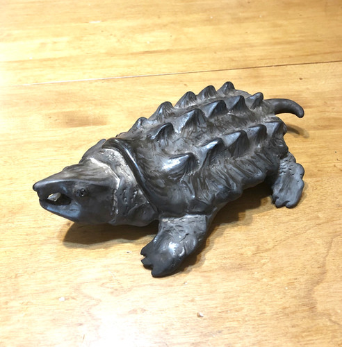 Alligator Snapping Turtle Effigy 2 | Caddo Pottery