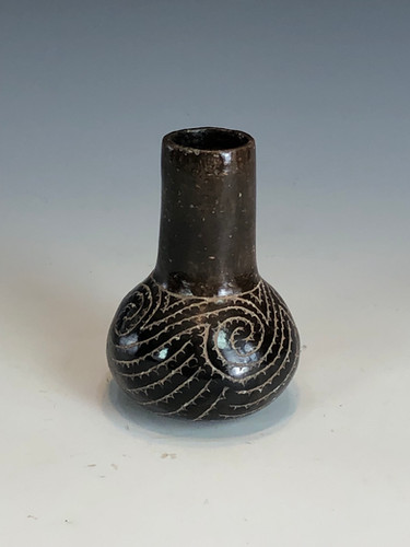 Small traditional Bottle | Caddo Pottery