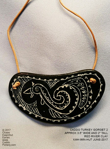Turkey Gorget 2 | Caddo Pottery