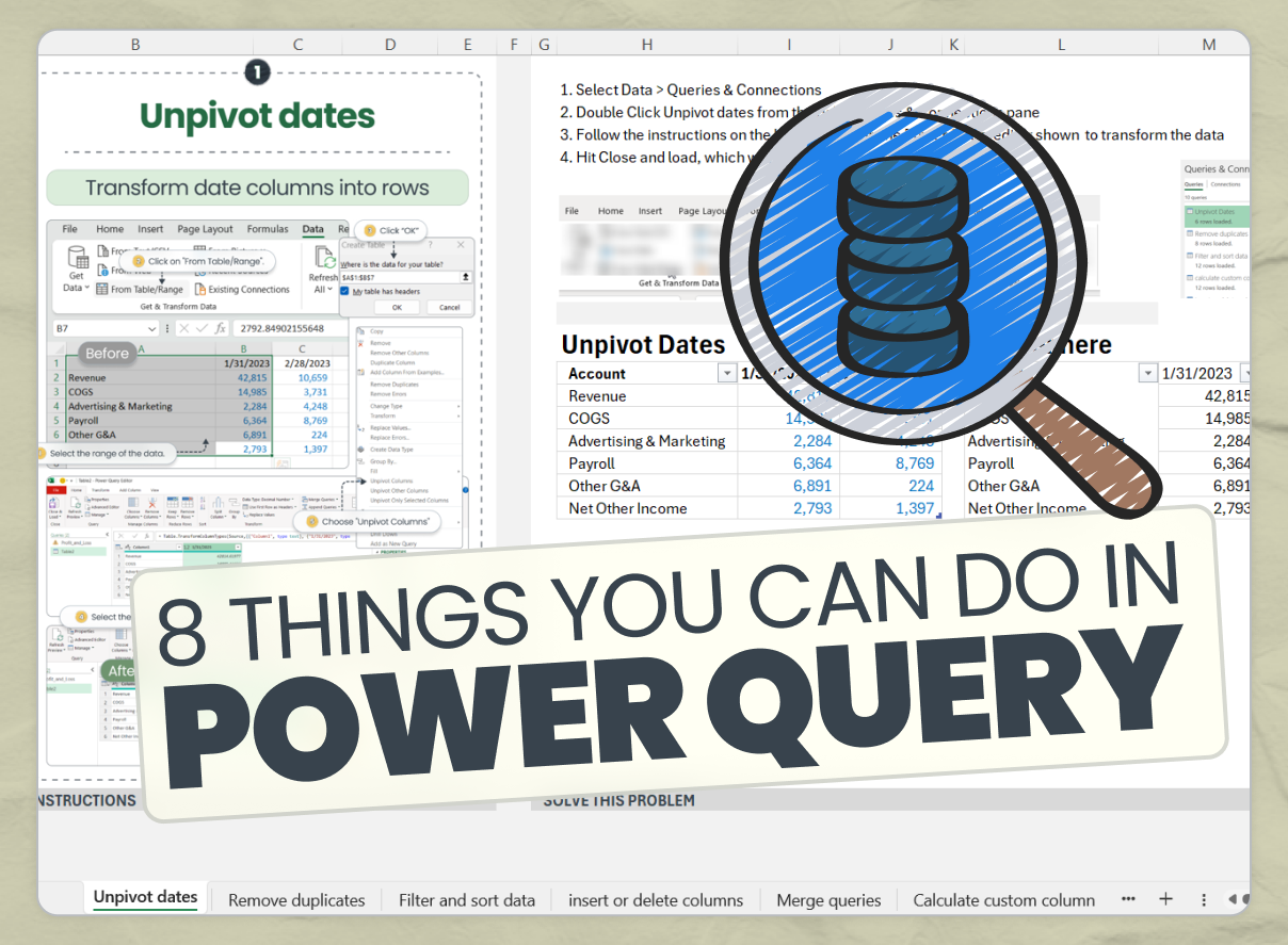 8 things you can do in power query | Model Wiz