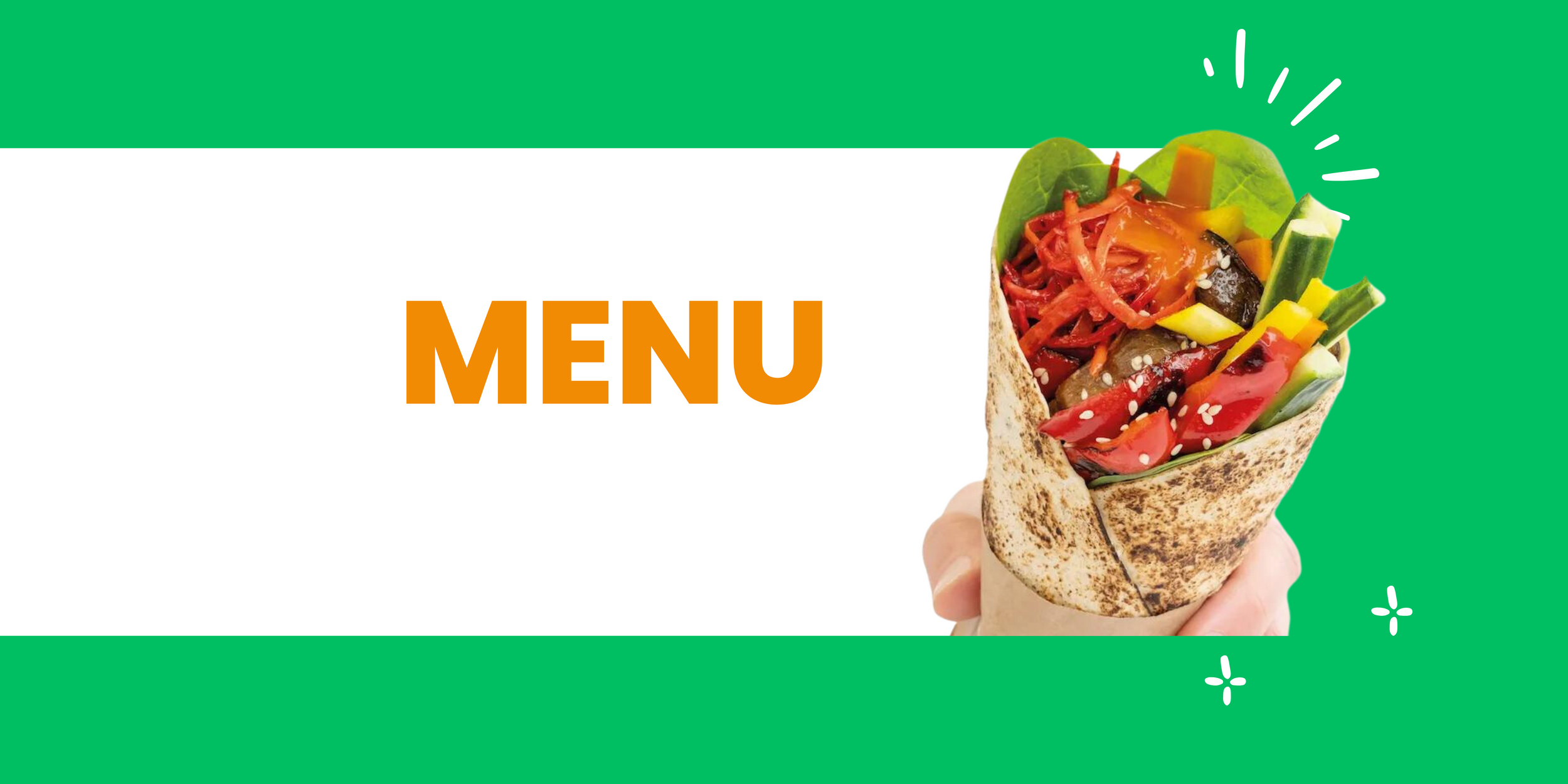 Wall Street Wraps | Menu