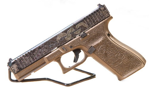 Glock 20 10mm with AZTEC Engraving | Angle of Attack ArmsTXJustin