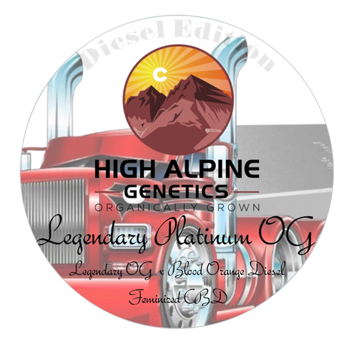 Legendary Platinum OG Diesel Edition - 5 Seeds | Texan Hemp