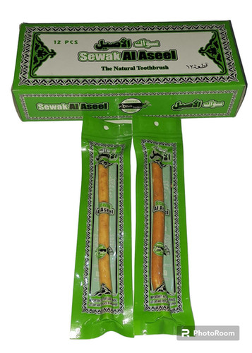 Mint Flavours box of 12 Miswak ( Siwak Al Aseel ) | Darul Kutub