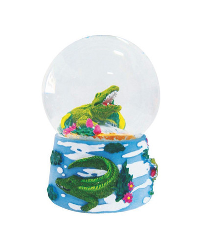 Curled Croc Glass Waterglobe - 45mm | ASM Eclipse