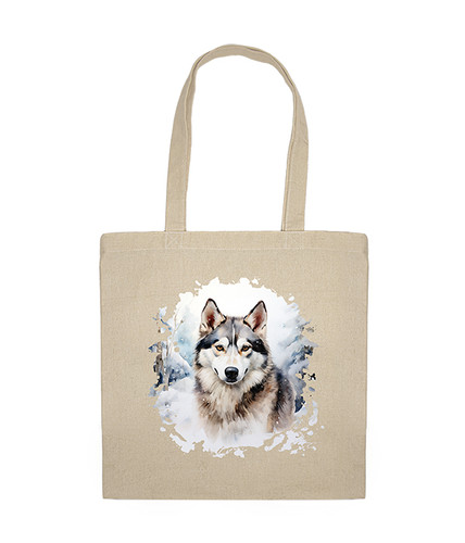 Husky in Snow - Calico Bag | ASM Eclipse