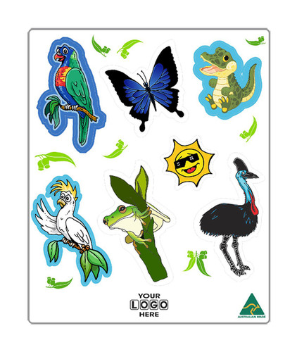 Tropical Montage Sticker Sheet | ASM Eclipse