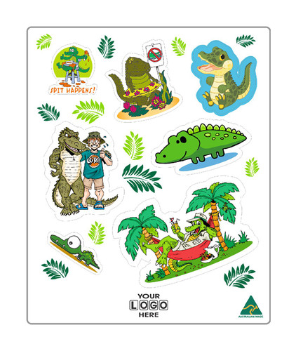 Crocodiles Sticker Sheet | ASM Eclipse