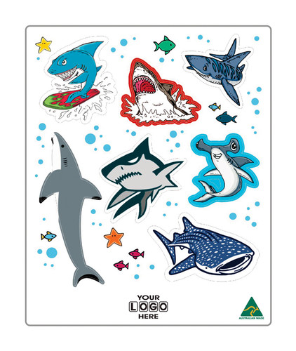 Shark Sticker Sheet | ASM Eclipse