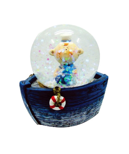 Cute Sailor Boy Glass Waterglobe - 45mm | ASM Eclipse