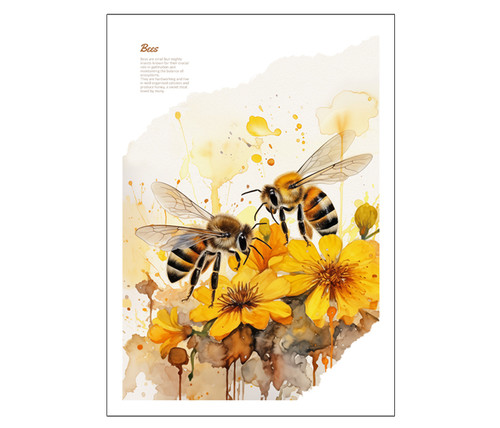 Bees - Cotton Tea Towel | ASM Eclipse
