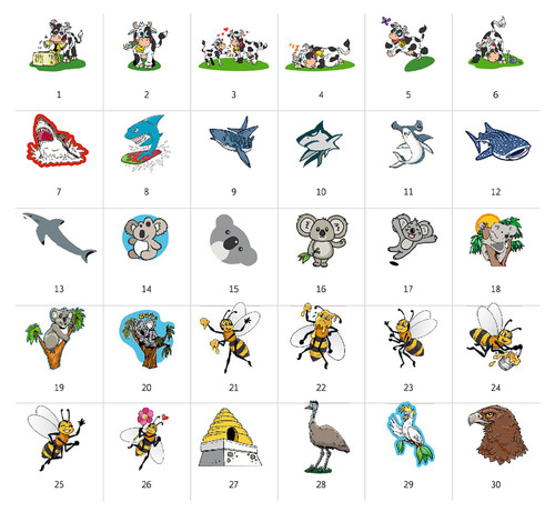 Mix & Match Sticker Sheets | ASM Eclipse