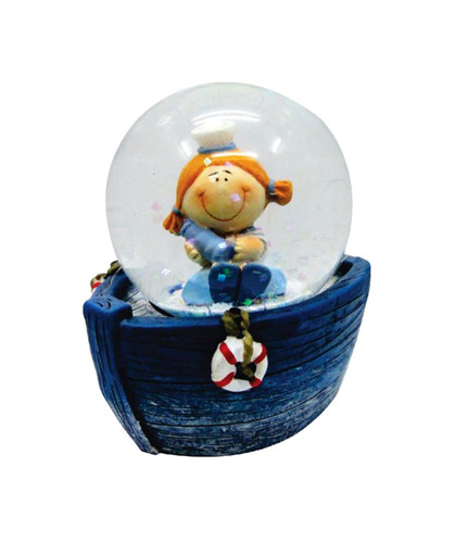 Cute Sailor Girl Glass Waterglobe - 45mm | ASM Eclipse