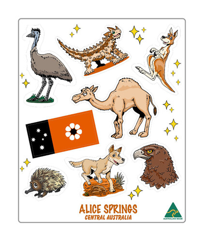 Alice Springs Sticker Sheet | ASM Eclipse