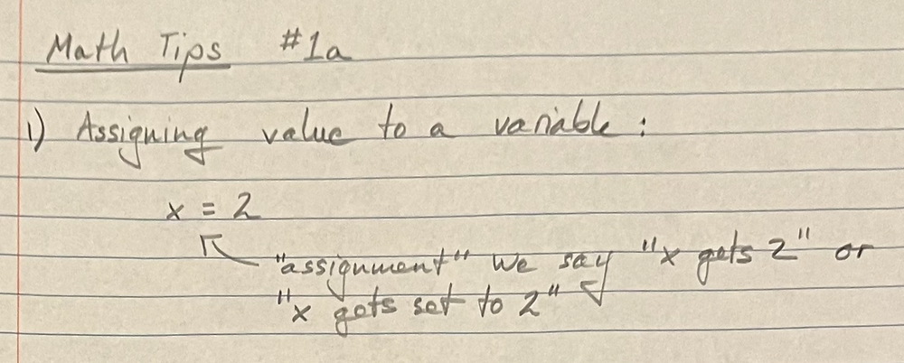 Math Lesson #0: Tips Math Lesson #0: Tips