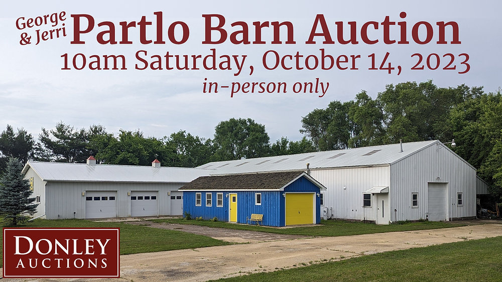 Huge Partlo Barn Auction #2
