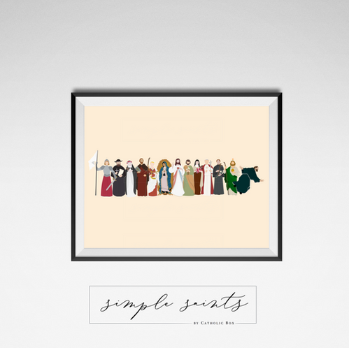 All Saints Print | The Simple Saints