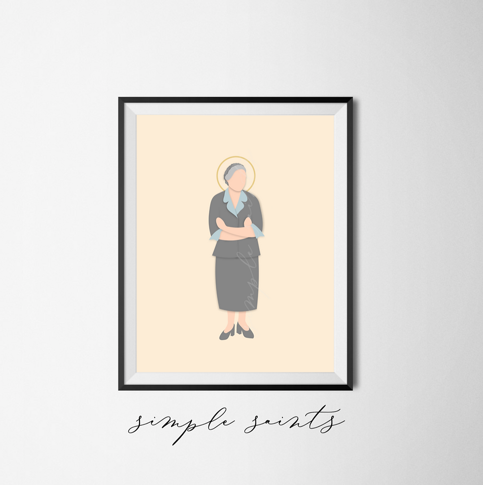 Catholic Saints, Saint Prints, Catholic Saint Home Decor