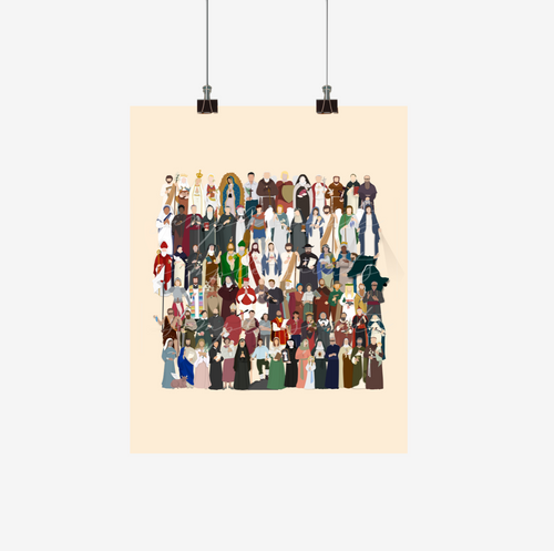 All Saints Poster 16x20 | The Simple Saints