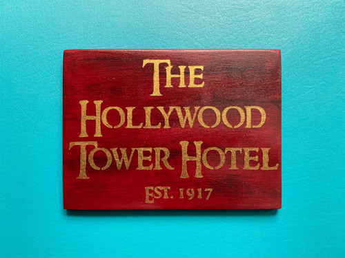 Hollywood Tower Hotel Sign | Mickey and Mandy