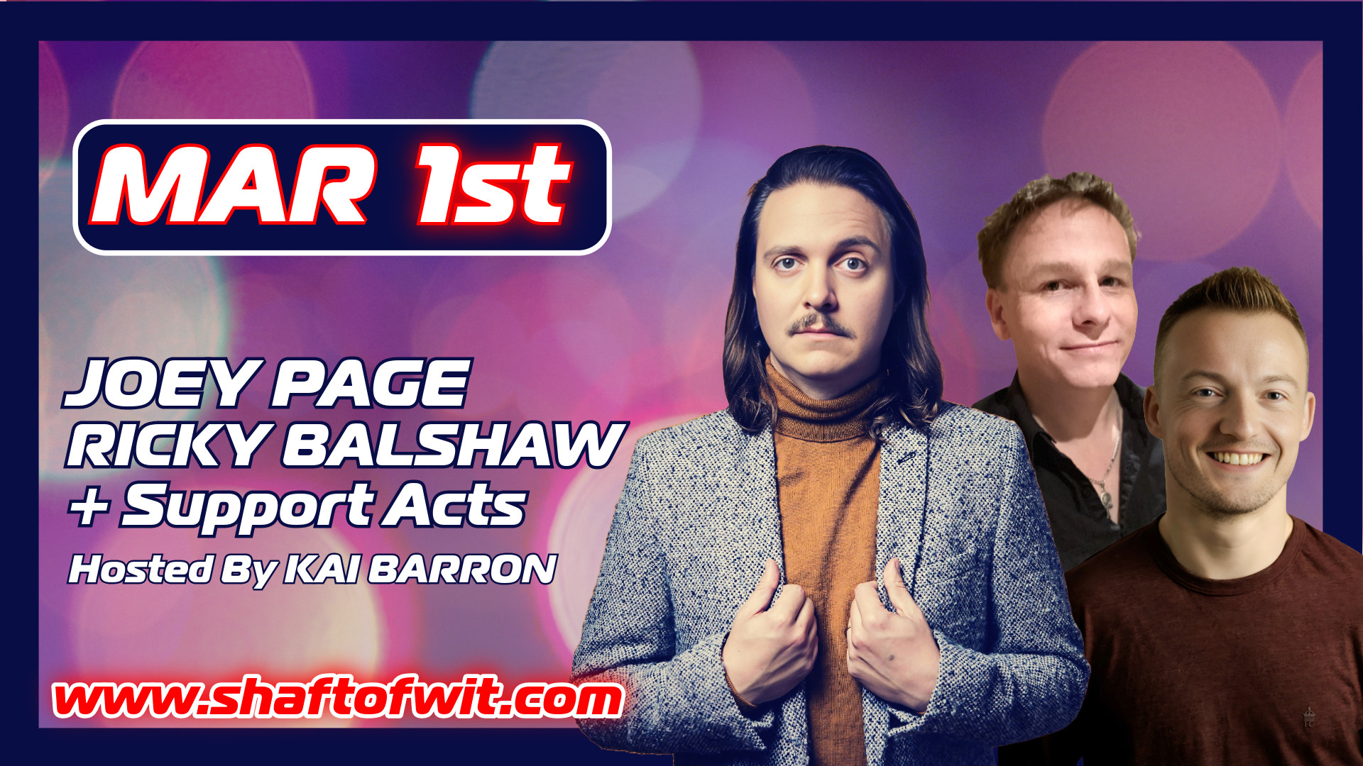 Joey Page | Ricky Balshaw | Kai Barron | Nelson Gombakomba | Shaft Of ...