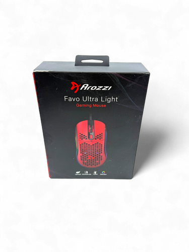 Arozzi Favo Ultra Lightweight RGB Gaming Mouse Honeycomb Design 7 ...