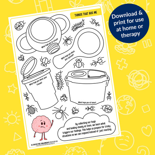 Things That Bug Me Worksheet | The Children's Psychology Hub
