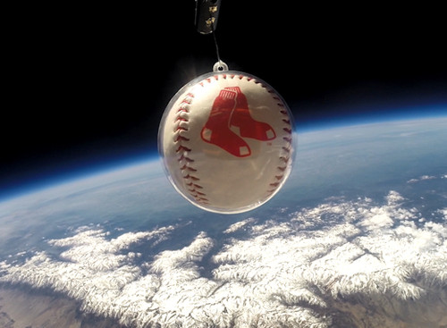 Red Sox Space Baseball | Earthtosky.store