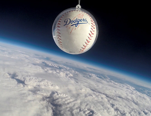 Dodgers Space Baseball | Earthtosky.store