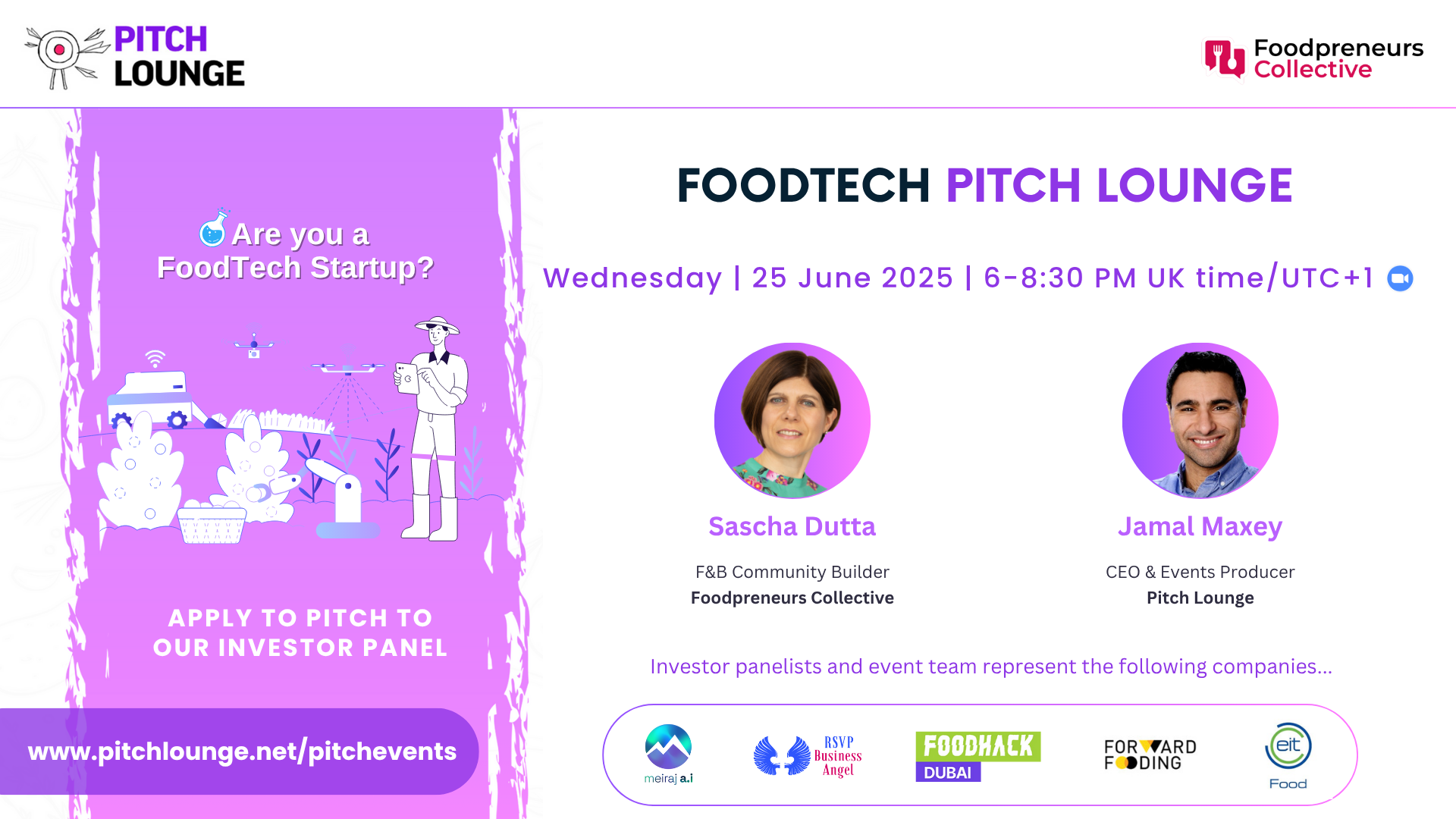 FoodTech Pitch Lounge | Pitch Lounge