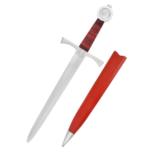 Archer Dagger with red Leather Scabbard, practical version | Merchant ...