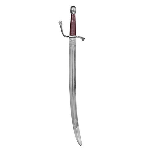 Falchion with leather scabbard, practical blunt | Merchant Venturers