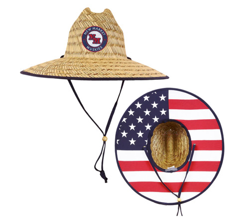 New Market Muskies America Straw Lifeguard Hat | Small Town Clothing