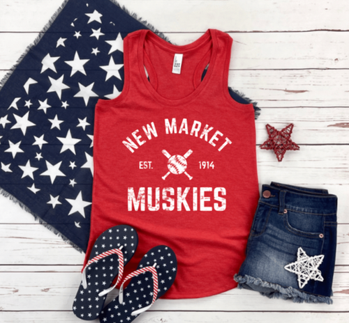 New Market Muskies Women's Tank | Small Town Clothing