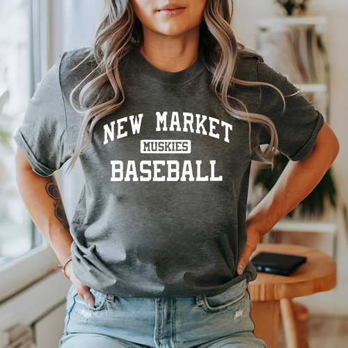 New Market Muskies Baseball T-Shirt | Small Town Clothing