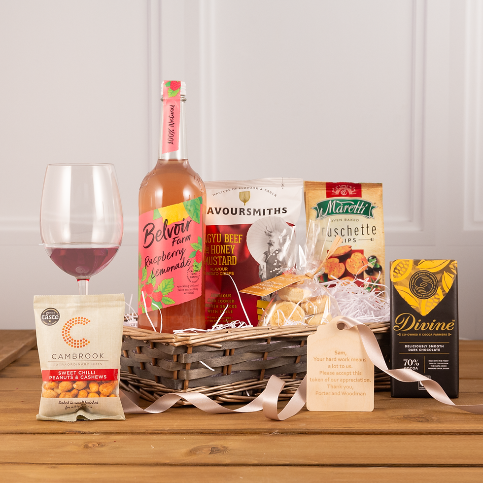 Corporate Branded Christmas Hampers from Porter & Woodman Gifts
