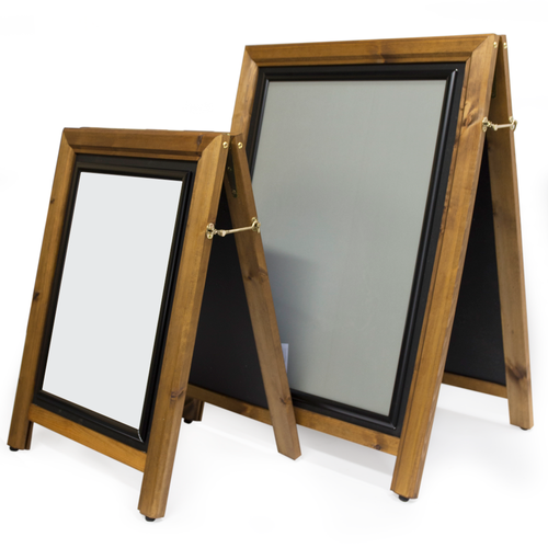 Chunky A-Frame with Snap Frames | Wooden Box UK