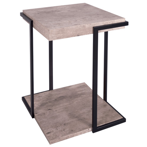 Royan Concrete Effect Side Table | The Light House